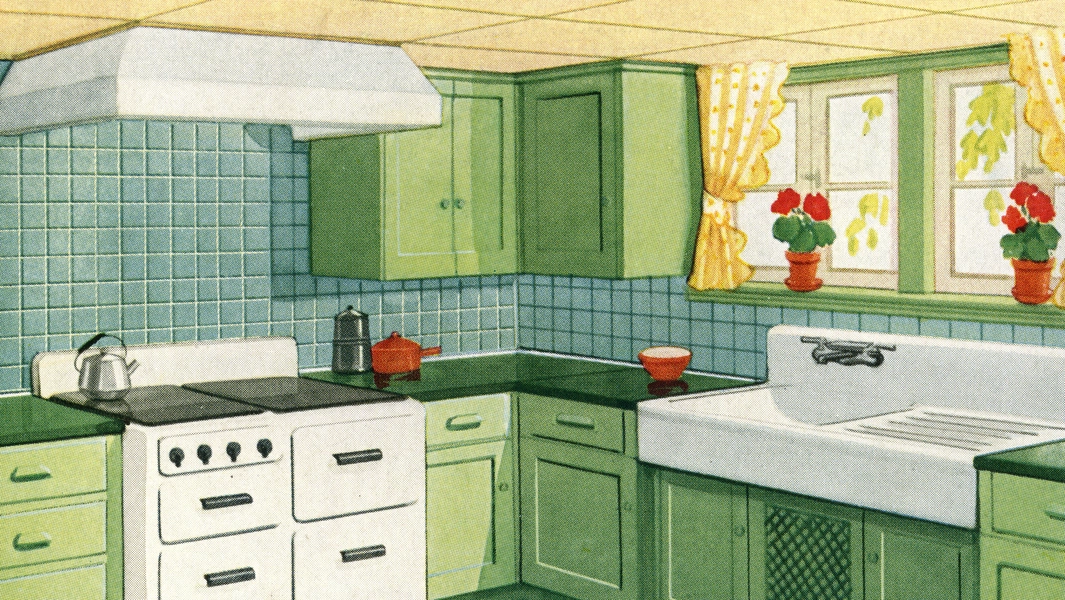 12 kitchen color trends from 1926 to today