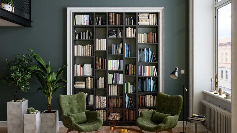 How to carve out a dedicated home library in a small space
