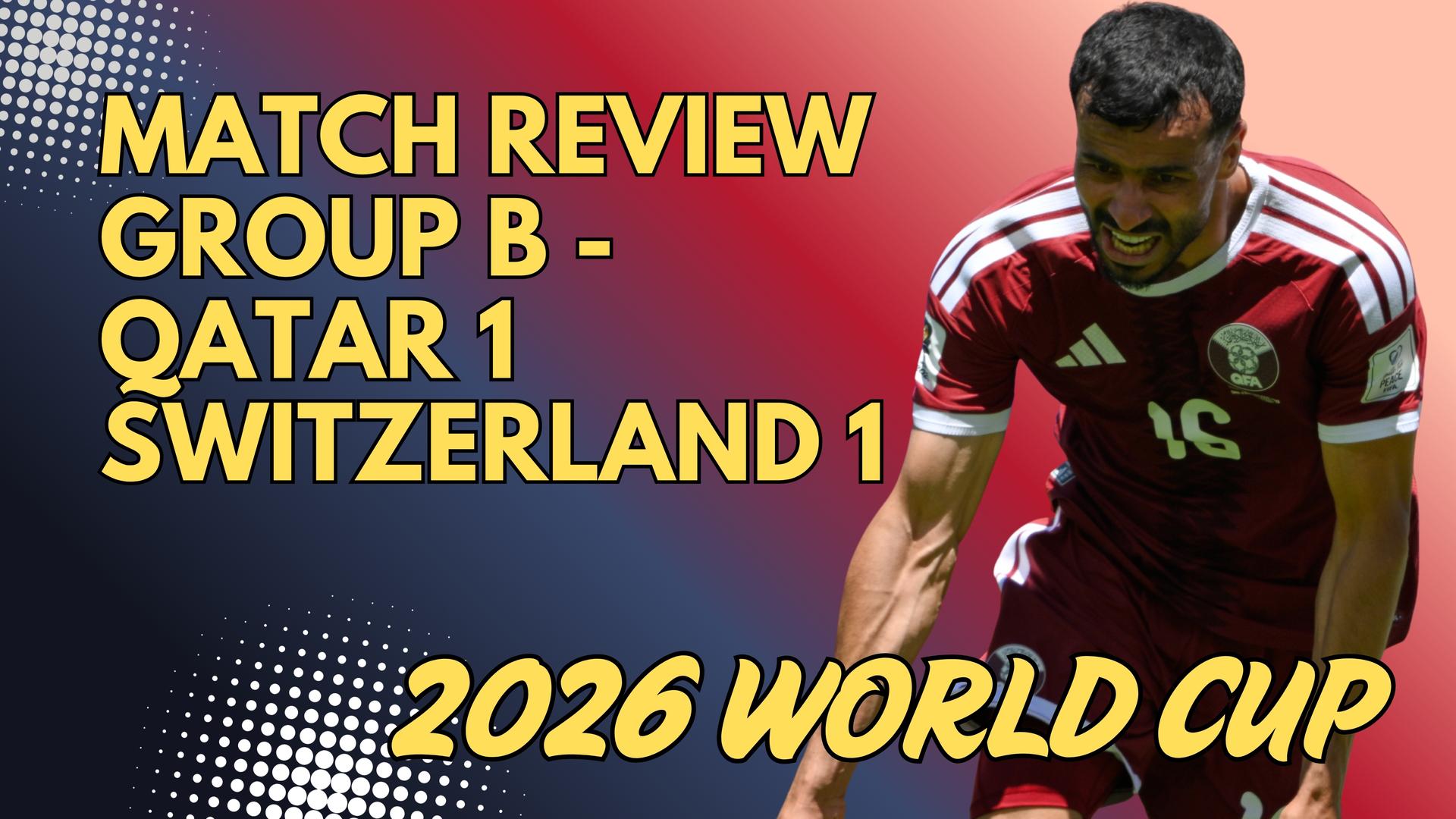 Qatar shock Switzerland with late equaliser