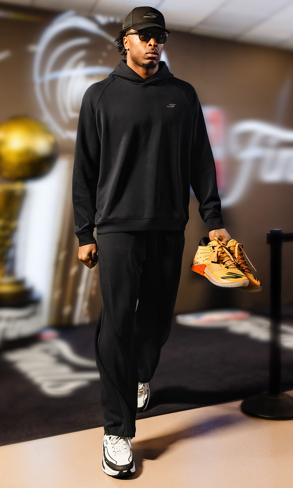 OG Anunoby’s Y2K tunnel walk shoes are making Skechers cool again