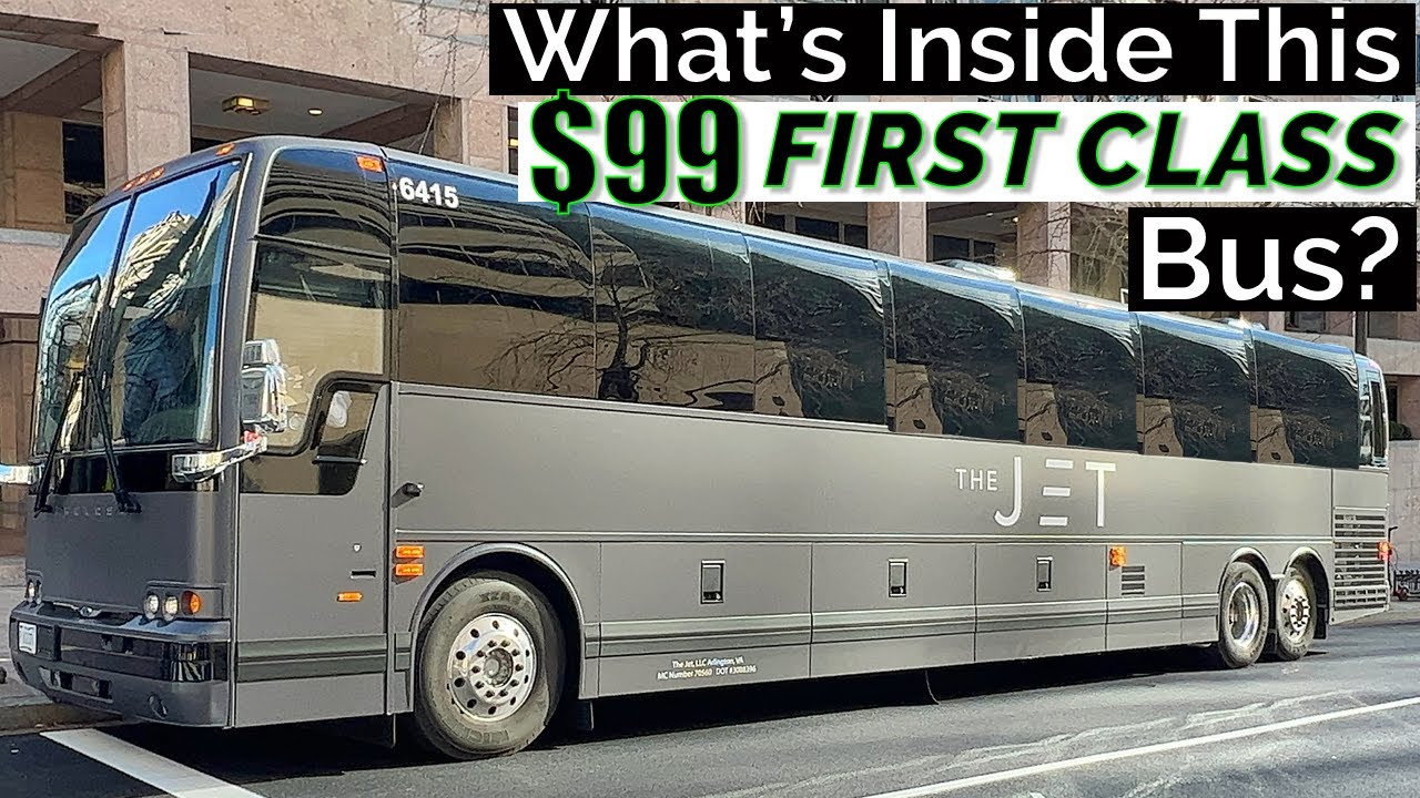 First class bus The JET from Washington, DC to New York City