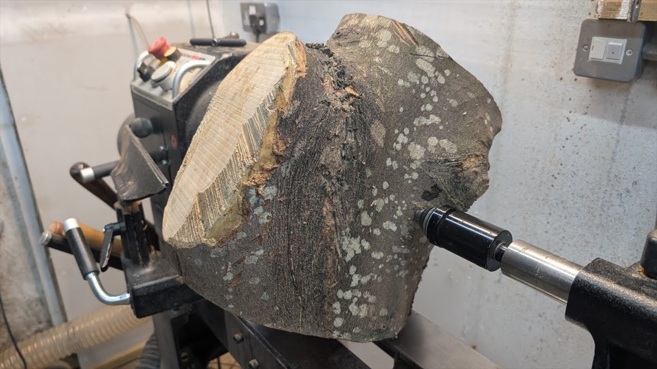 Reverse cherry burst woodturning magic