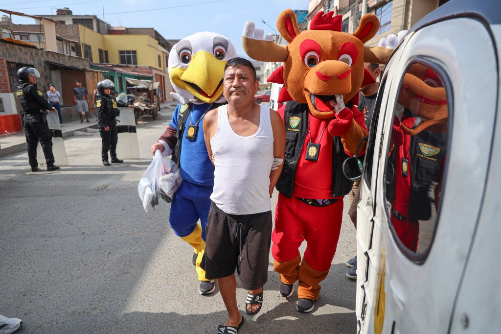 Cops disguised themselves as World Cup mascots to bust drug dealer in ...