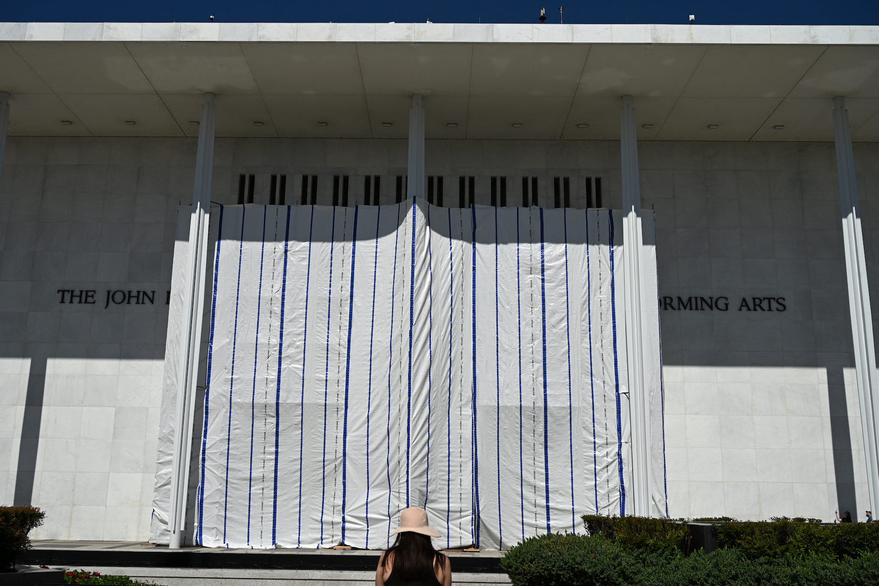 Donald Trump's name has been removed from the Kennedy Center