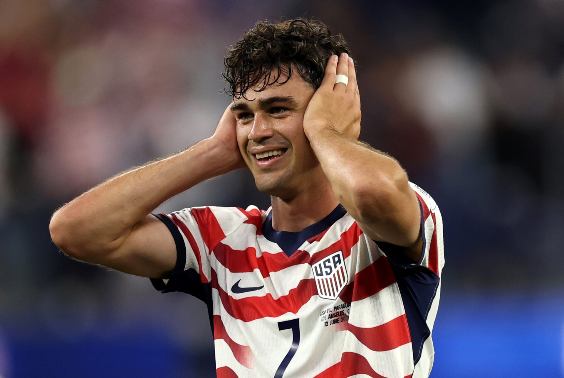 Gio Reyna explains celebration after USA goal as Qatar 2022 question ...