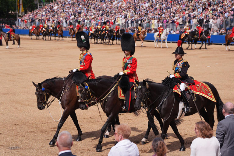 „Trooping the Colour“: Prinz Williams' Ritt in der ersten Reihe ist ein ...