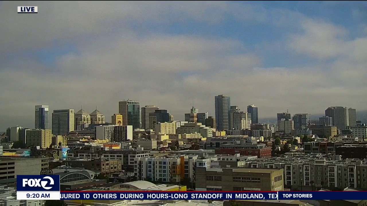 Summer-like pattern over the Bay today