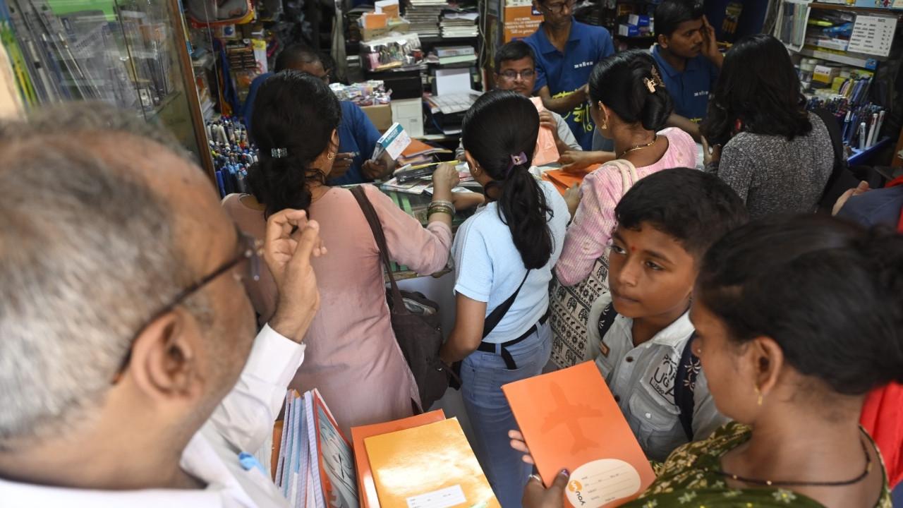IN PHOTOS Backtoschool rush begins as parents crowd Dadar markets