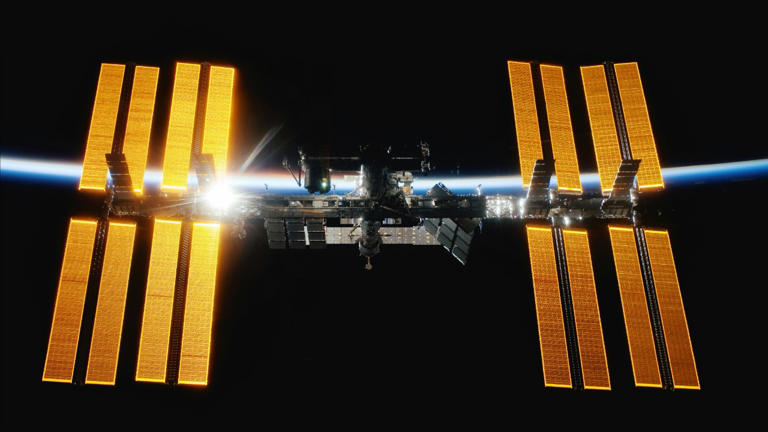 The space station fires its engines now and then to keep from slowly ...