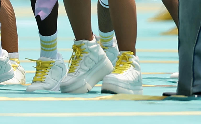 Katy Perry makes waves in Aquazzura wedges at the 2026 FIFA World Cup