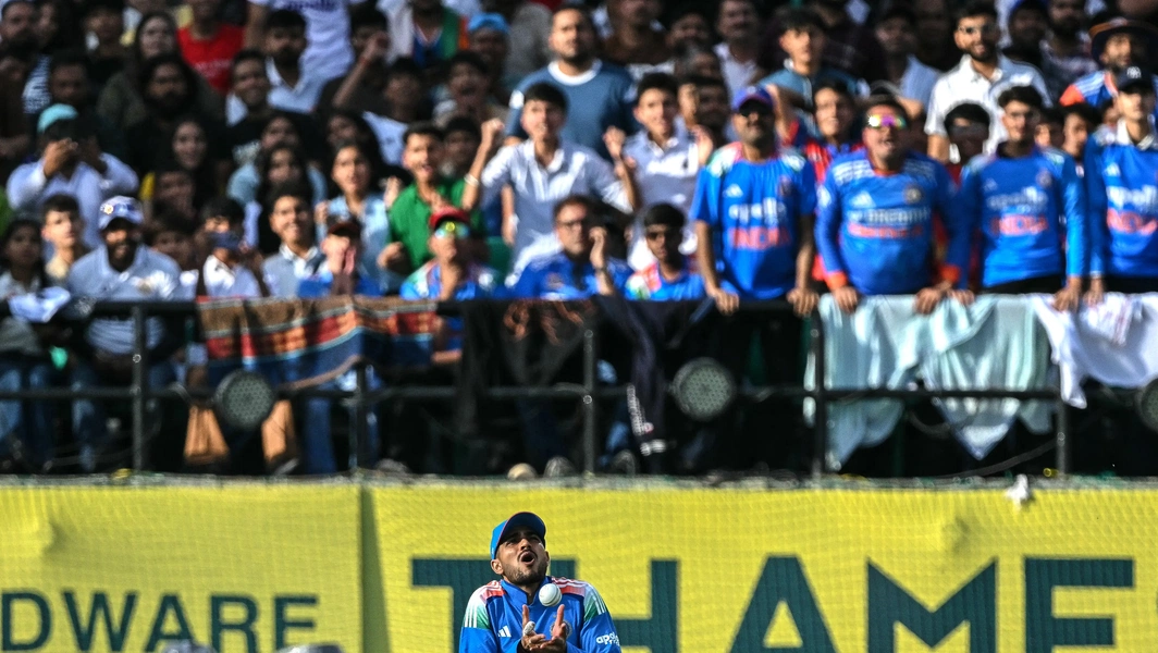 Rahul's match-winning blitz and Gambhir's reaction light up Dharamsala ODI
