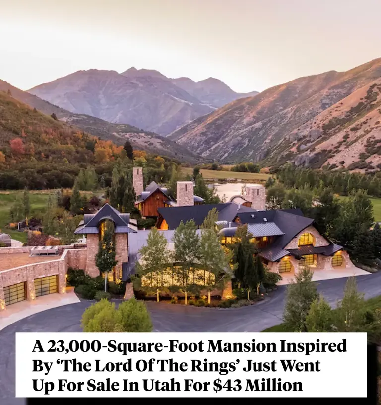 An 'otherworldly' Lord of the Rings-inspired mansion is up for sale in ...