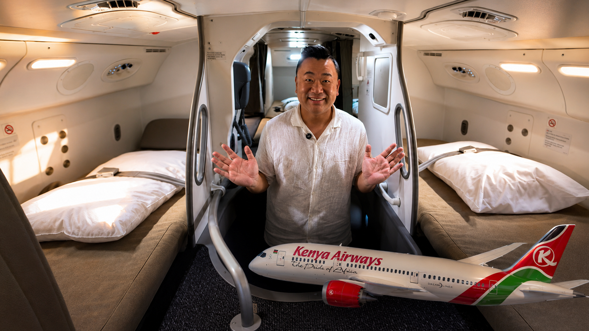 The hidden crew world inside Kenya Airways 787