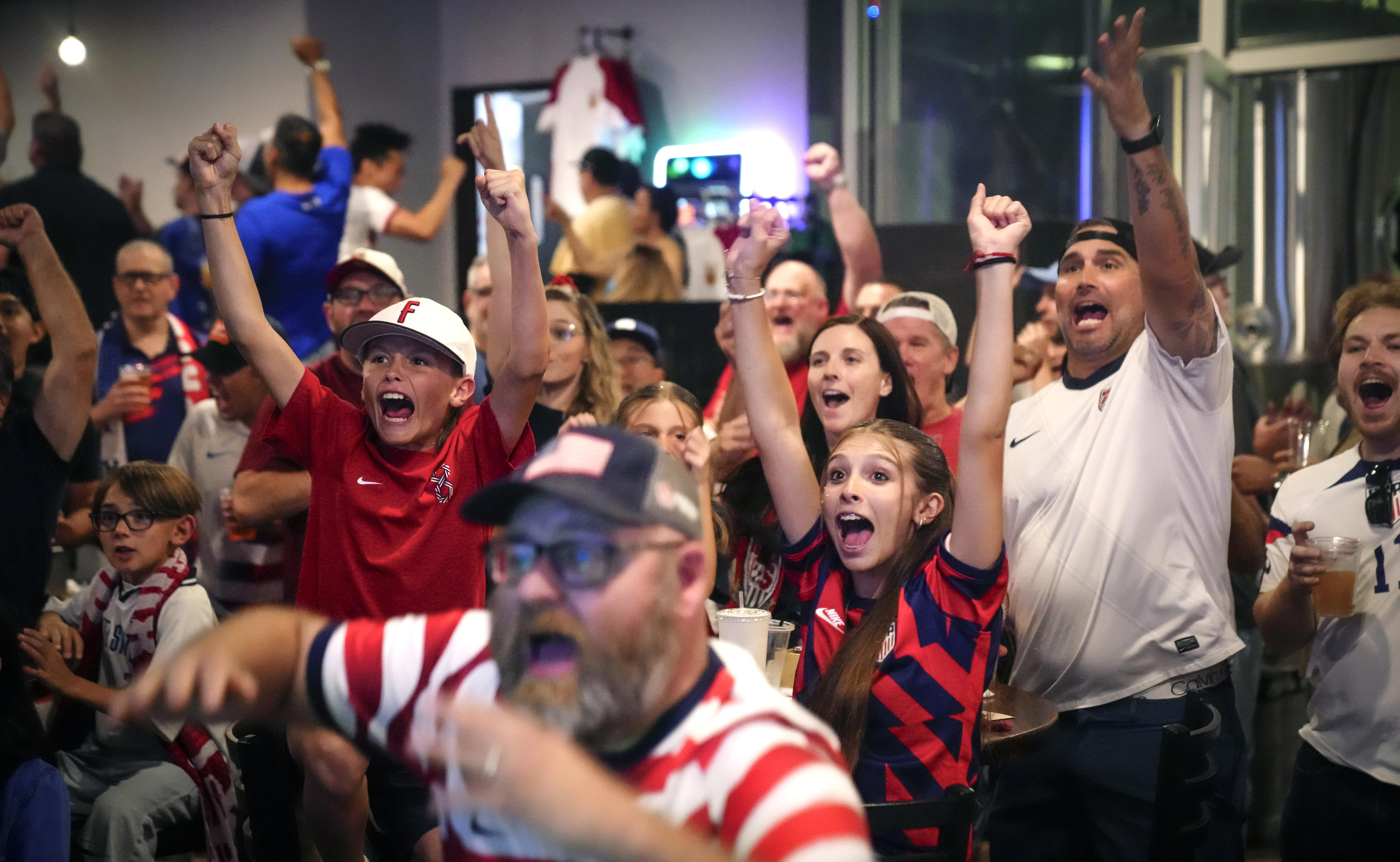 We watched Phoenix's US World Cup watch parties erupt in celebration