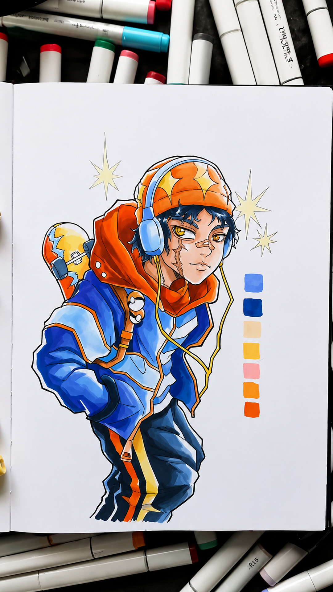 Character coloring tricks with this simple art tutorial