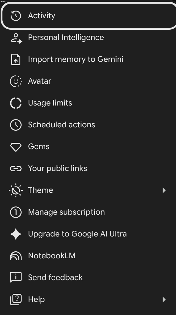 How to transfer chatbot memory to and from Gemini