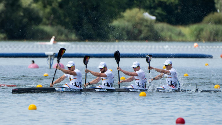 Kanu-EM: Deutscher Kajak-Vierer gewinnt Silber