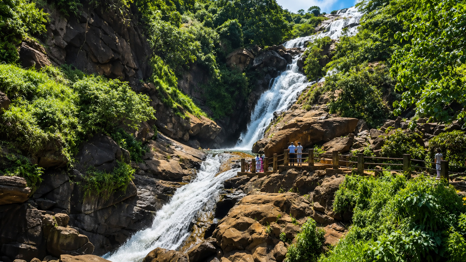Discovering the beauty of Ravana Falls Sri Lanka