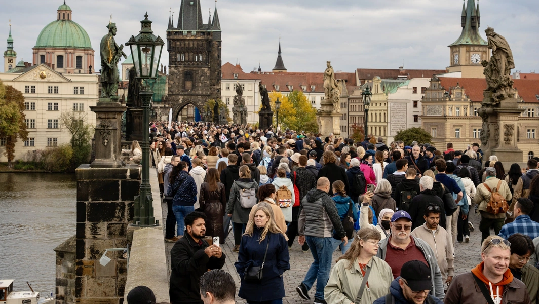 Travellers share Prague’s enduring charm in sun and rain