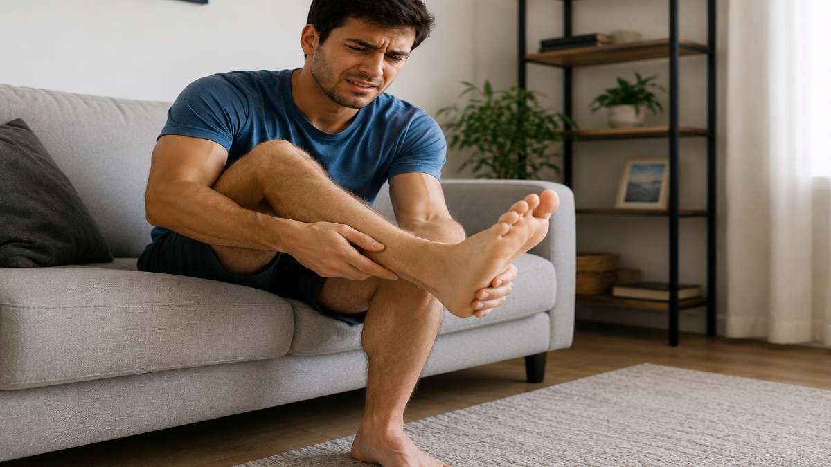 Is your foot suddenly going numb? What this common symptom could be ...
