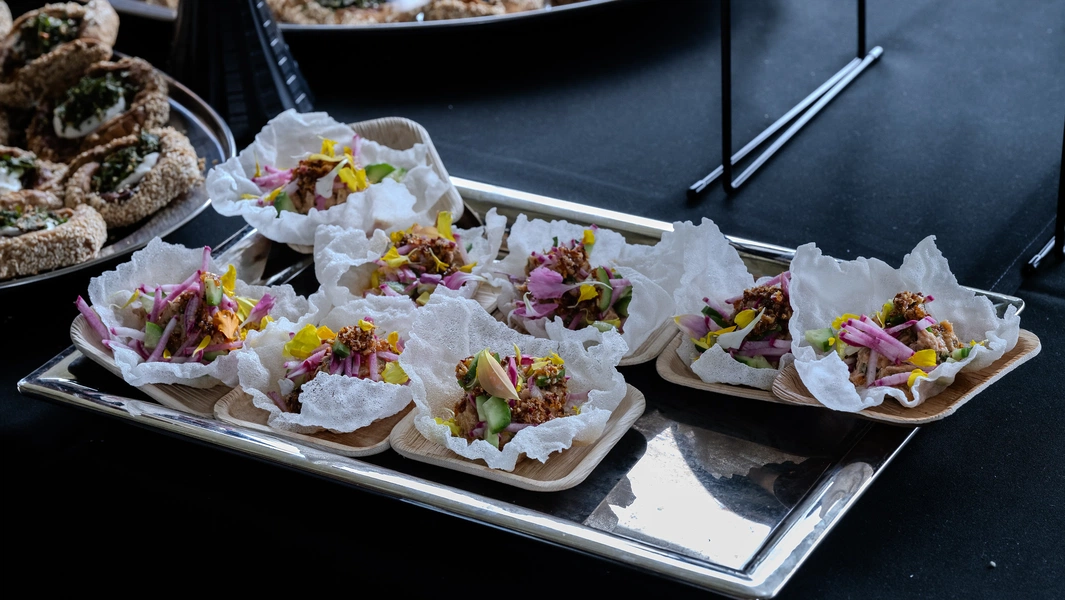 12 appetizers featuring global flavors and ingredients