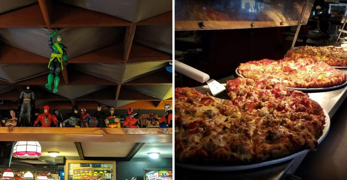 Comic book heroes watch you eat at this wonderfully weird Wisconsin ...