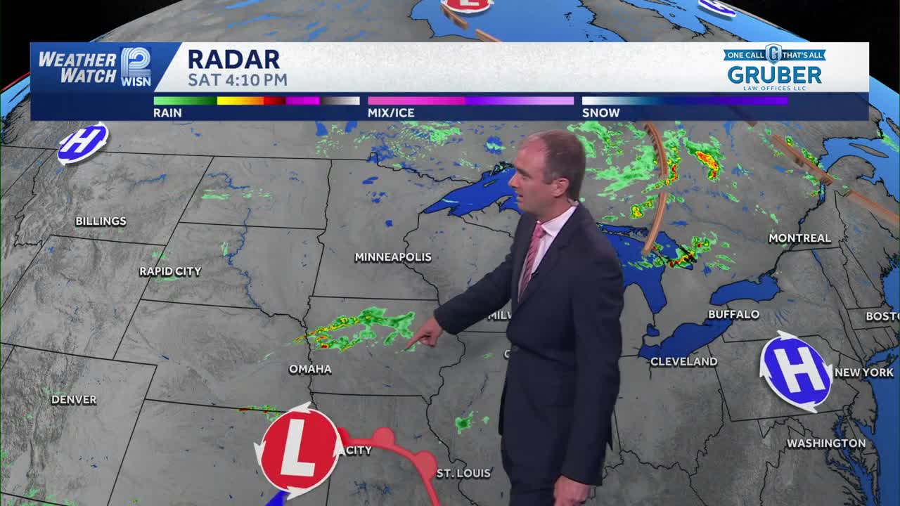 Weather: Chance of rain overnight