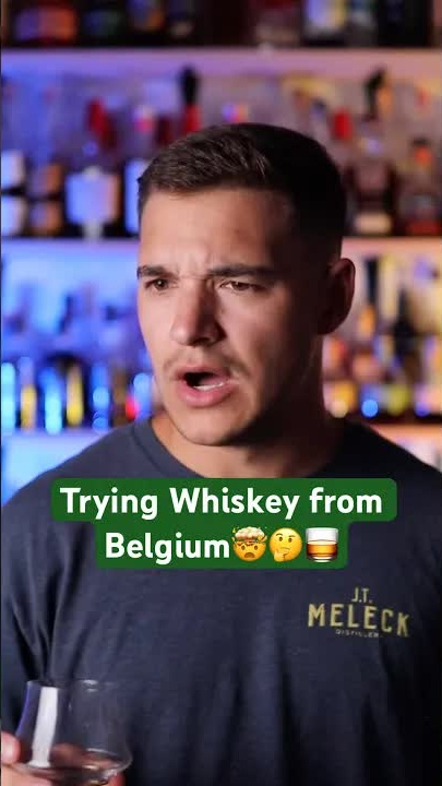 American tries Belgian whiskey for the first time!