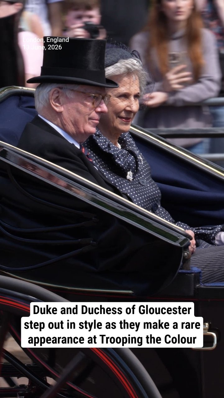 Duke and Duchess of Gloucester step out in style as they make a rare ...
