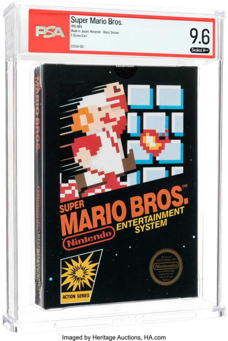 Una copia sigillata di Super Mario Bros. venduta all'asta per 3 milioni ...