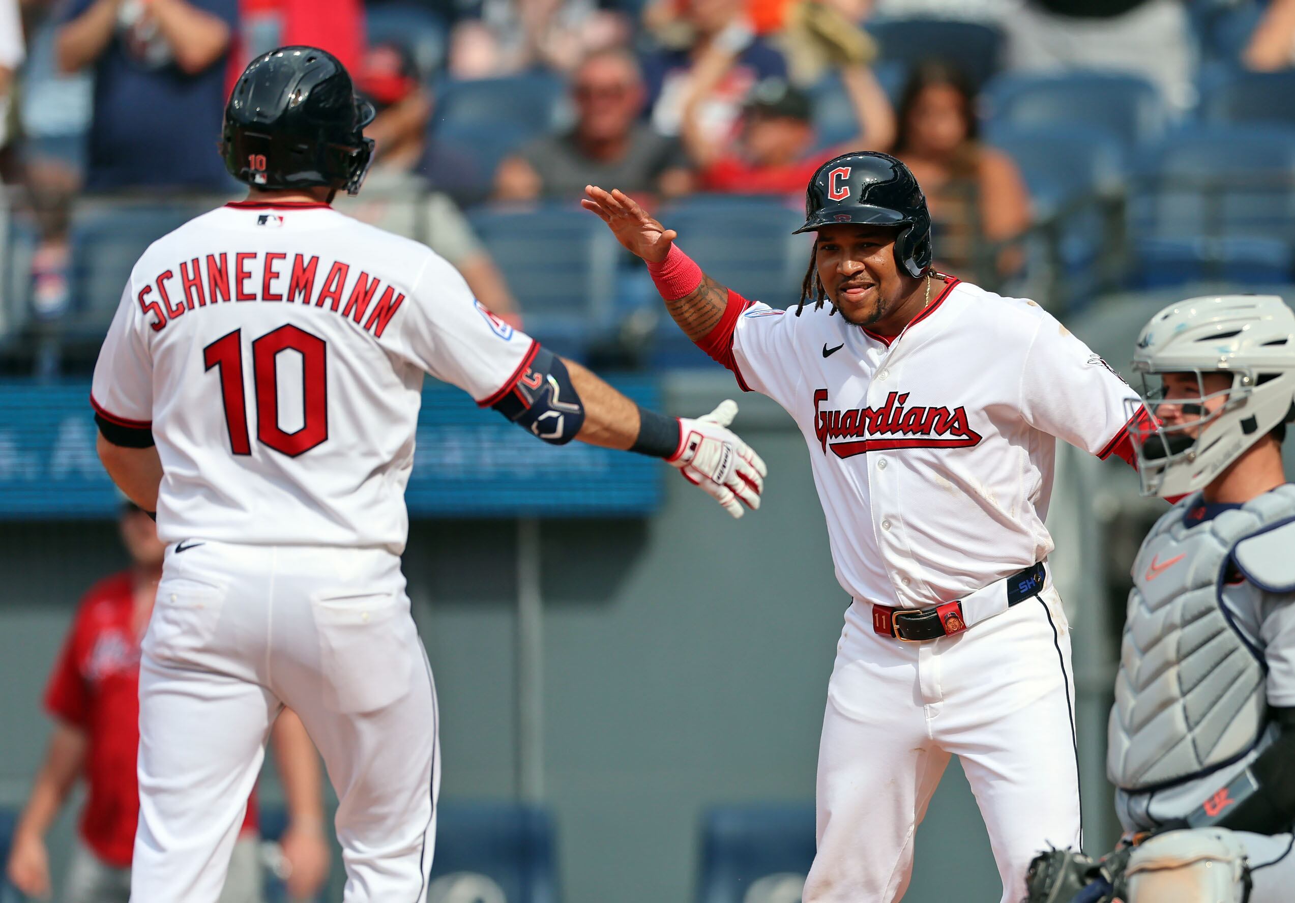 Guardians’ Jose Ramirez leaves game with injury causing lineup shuffle