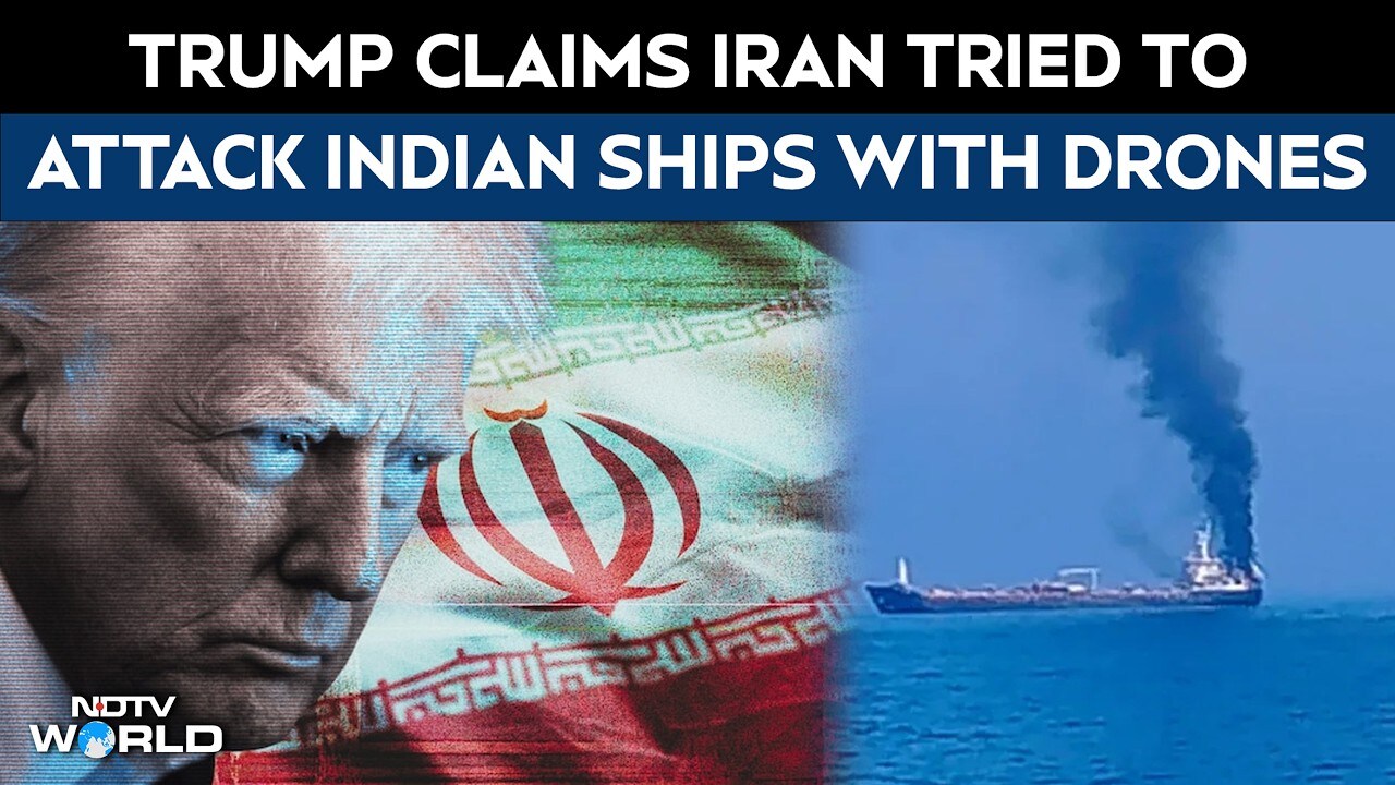 Oil tanker attack | Trump claims Iran tried to attack Indian ships with ...