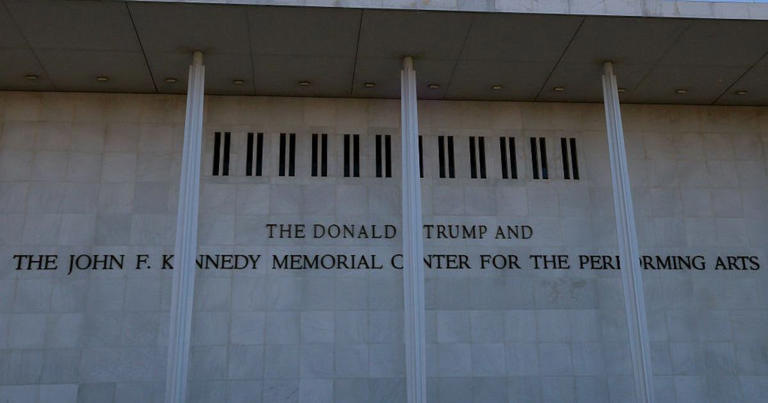 Kennedy Center confirms Trump's name removal from building, website ...