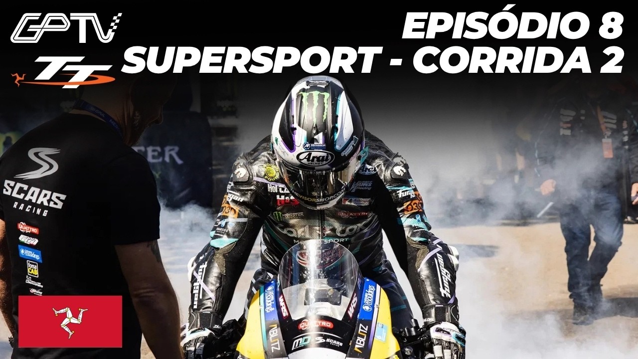 TT ILHA DE MAN 2026 | SUPERSPORT - CORRIDA 2 | EPISÓDIO 8 COMPLETO ...