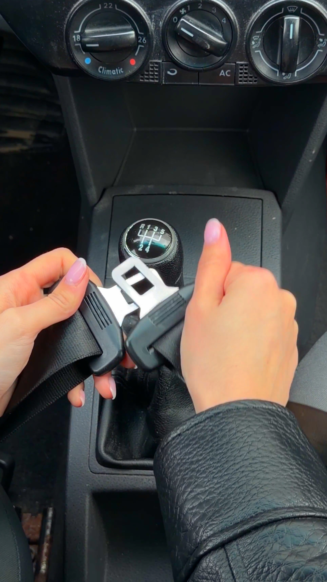 Seatbelts locked forever with this hack