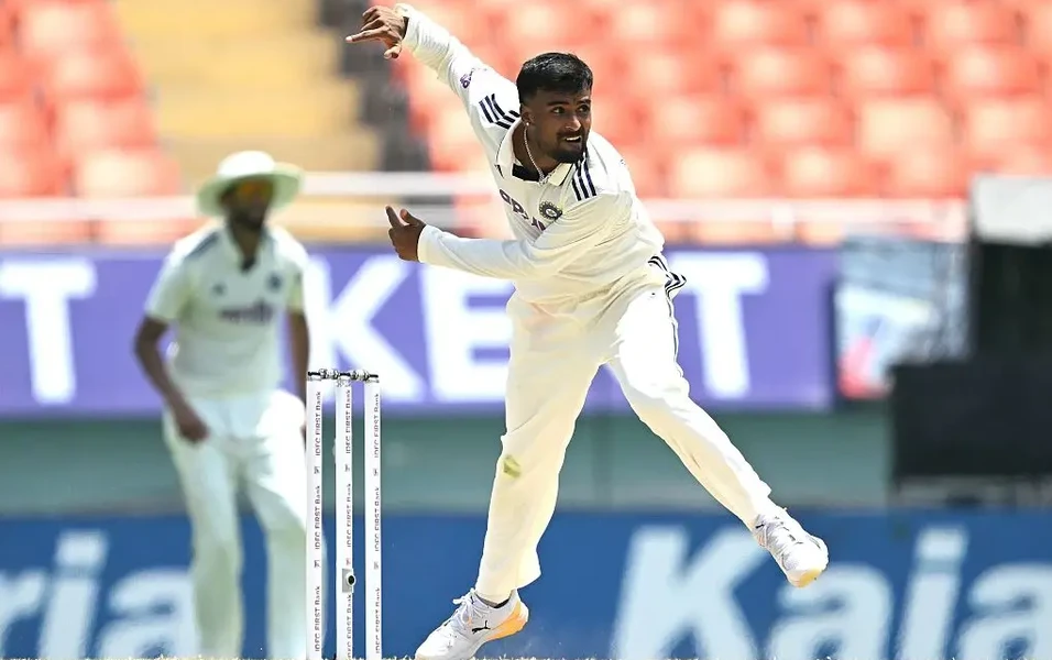 Suthar follows Test heroics with three wickets on county debut