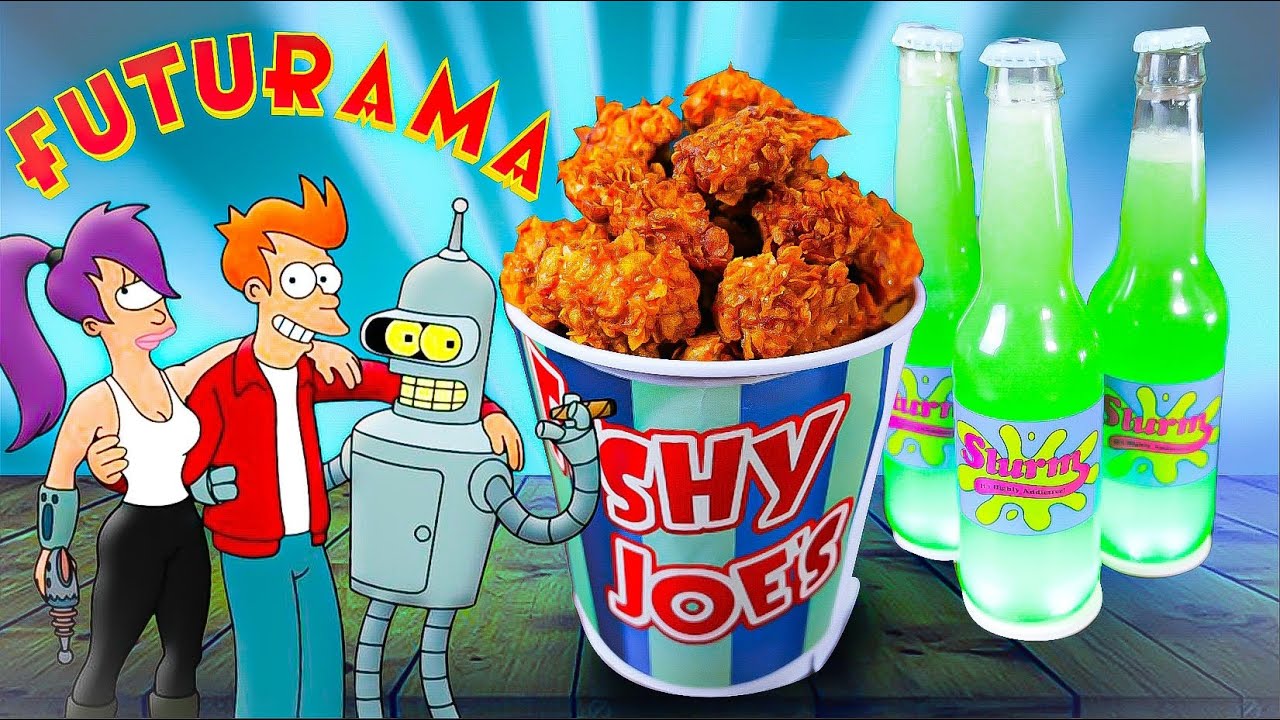 ¡Cocina popplers y slurm de Futurama!🍽️
