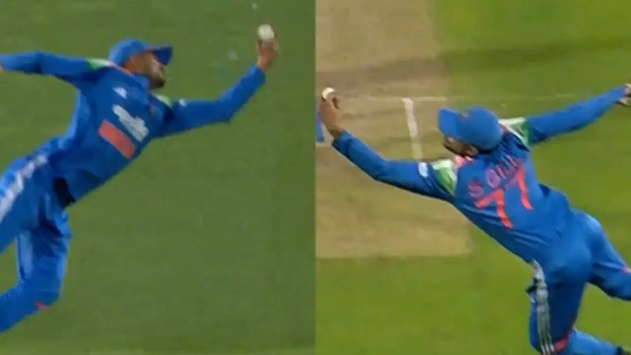 Catch of the year? Shubman Gill pulls off all-time great slip catch in ...