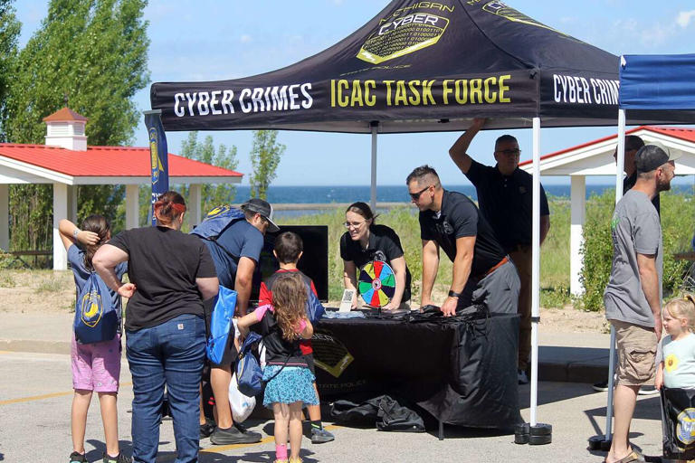 Families enjoy fun, sun, safety at annual Manistee event