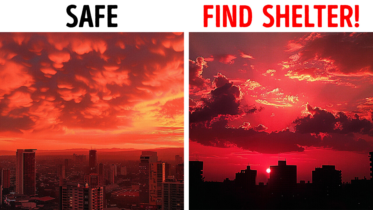 Don't overlook a red sky: What it means for you