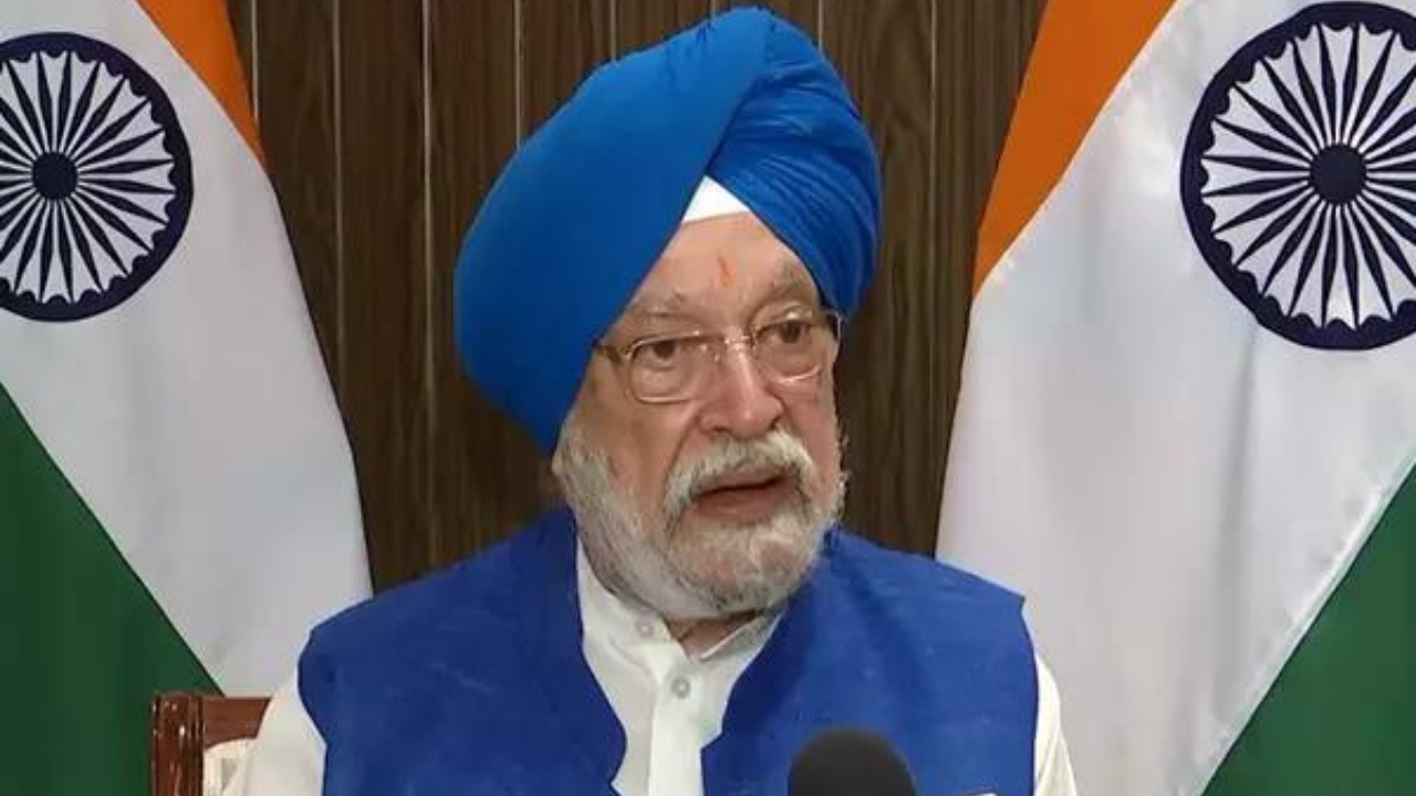 Hardeep Singh Puri says India has over 60 days of crude, gas stocks ...