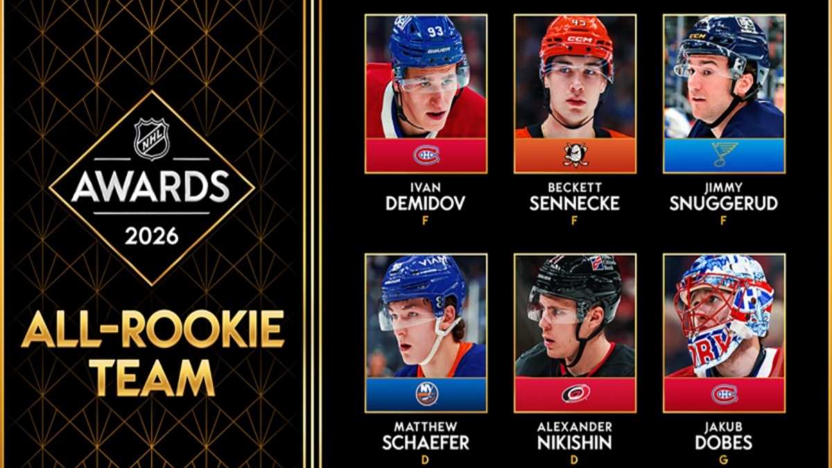 NHL Rookie Team Revealed: Schaefer, Demidov and Sennecke Lead the ...