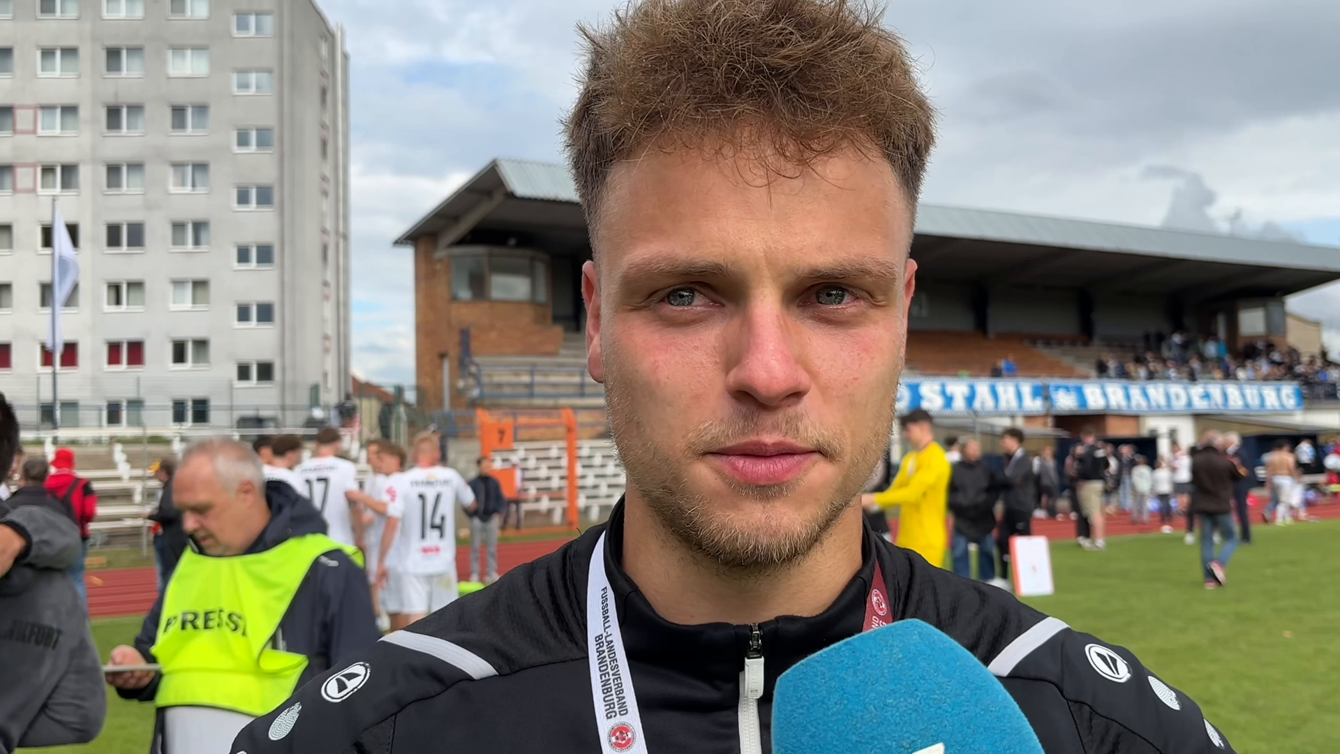 Deshalb weinte Tom Jahnke vom 1. FC Frankfurt nach seinem Tor