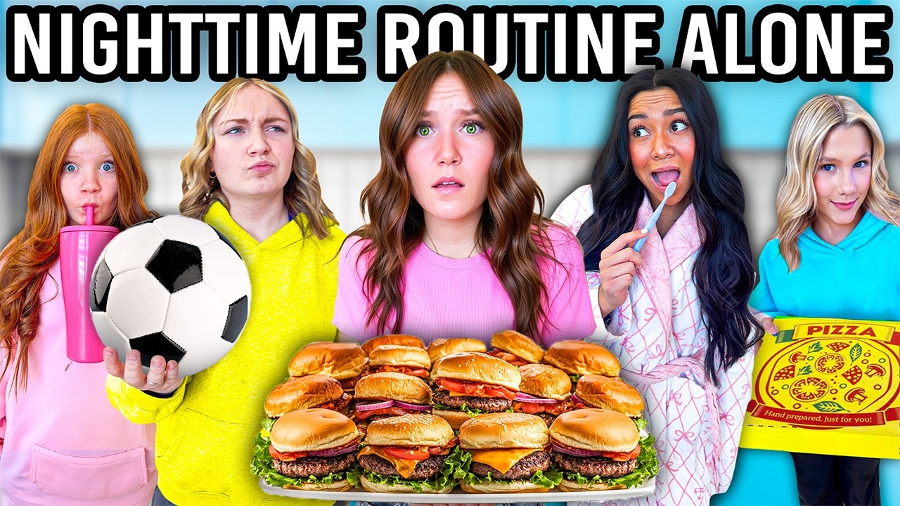Night time routine alone! *Teens take over!* 🛌 🌙