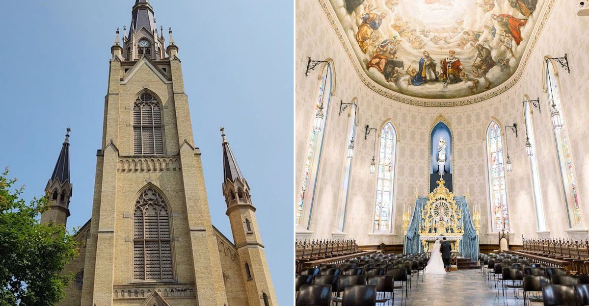 Indiana is home to one of the most magnificent Gothic Revival basilicas ...