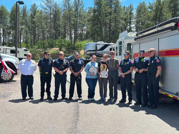 Firefighters honor children, doctors who rescued drowning 4-year-old at ...