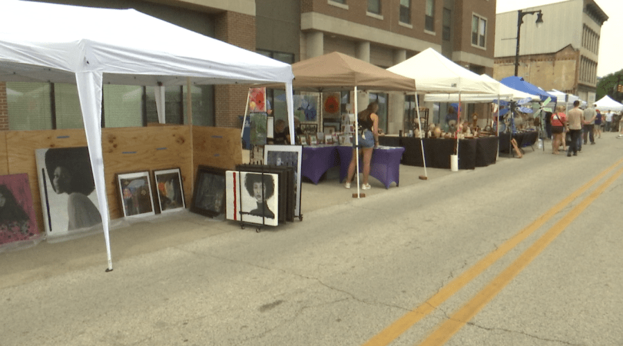 A multitude of talents were on display at the Sixth Street Arts Festival
