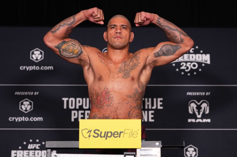 Alex Pereira’s body transformation complete for UFC White House as ...