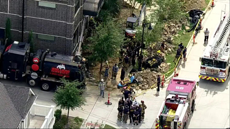 Rescue underway after trench collapse traps worker at North Texas ...