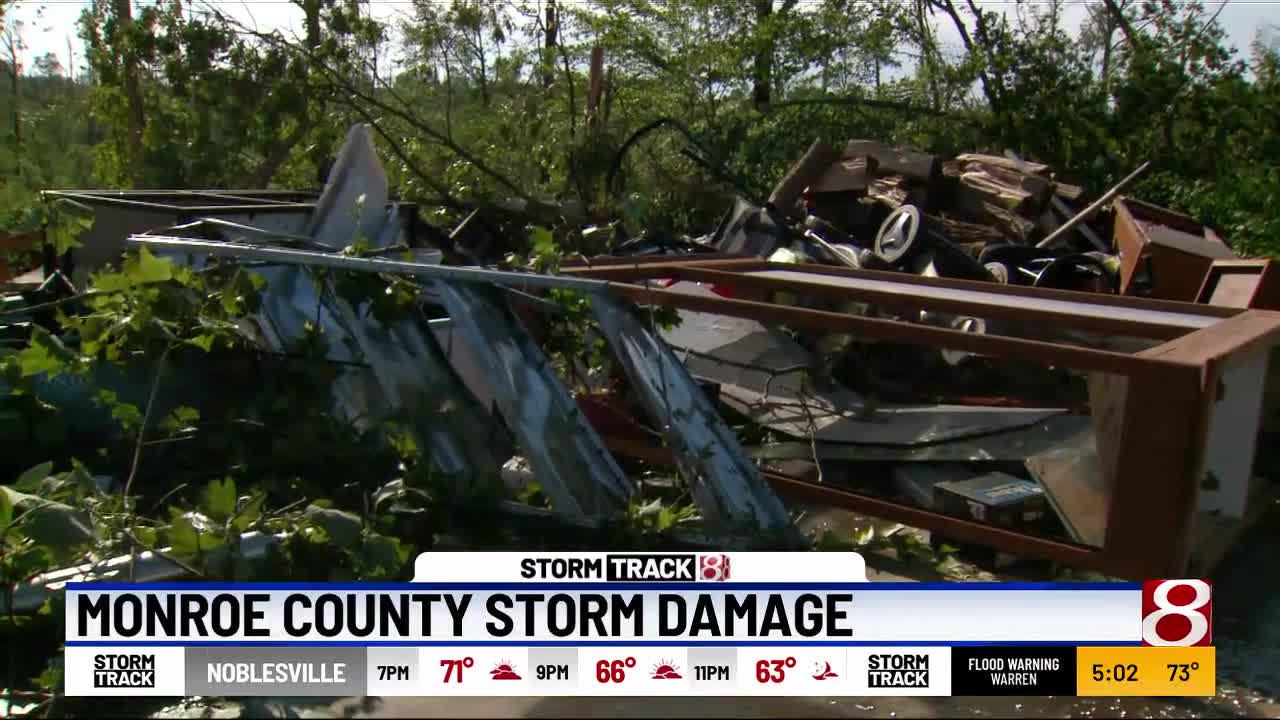 Monroe County storm damage